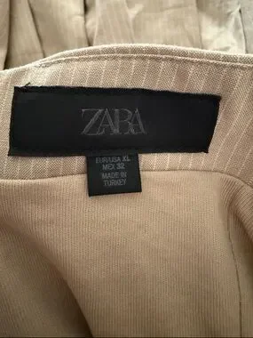 Zara | Dresses | Zara Neutral Beige Ribbed Top | Poshmark